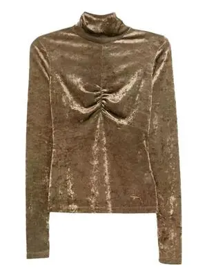 Just Cavalli Ruched T-shirt - Brown