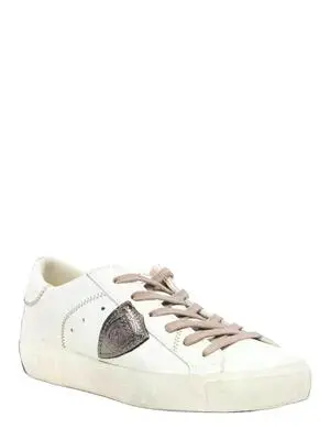 Philippe Model Logo Patch Sneakers - Neutrals