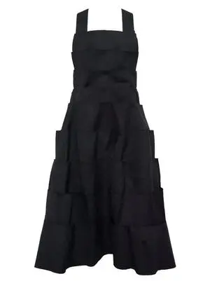 Comme Des Garçons Layered Midi Dress - Grey