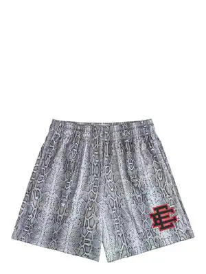 ERIC EMANUEL Eric Emanuel Basic Snakeskin Print Shorts Grey