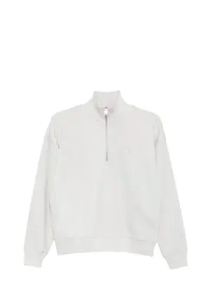 Maison Kitsuné MAISON KITSUNÉ Quarter-Zip Sweatshirt Grey