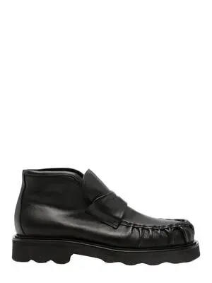 POMME D´OR Pomme D´Or Ruched Leather Ankle Boots