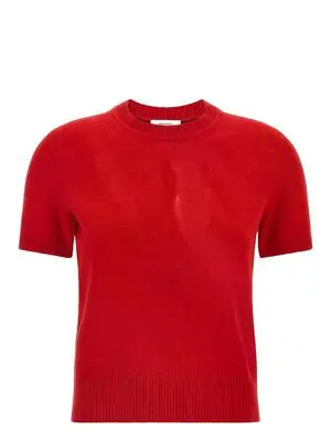 FERRAGAMO Cashmere T-shirt - Red