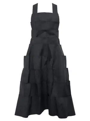 Comme Des Garçons Layered Midi Dress - Grey