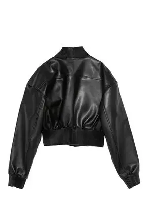 Viktor & Rolf Pleated Pocket Cropped Jacket - Black
