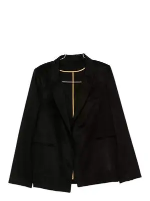 Frenckenberger Peak-lapel Suit Blazer - Black