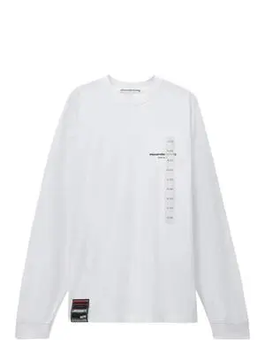 Alexander Wang Graphic Long Sleeve T-shirt - White