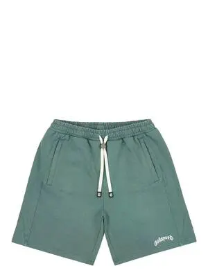 GODSPEED Vital Drawstring Shorts With Logo Print - Green