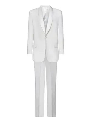 Givenchy Shawl-lapel Suit - White