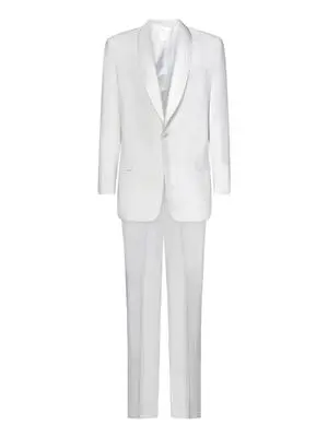 Givenchy Shawl-lapel Suit - White