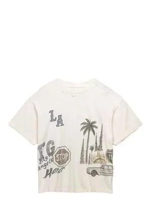 HONOR THE GIFT All Over Los Angeles Graphic-print T-shirt - Neutrals