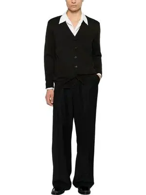 DIANA STUDIO V-neck Button-up Cardigan - Black