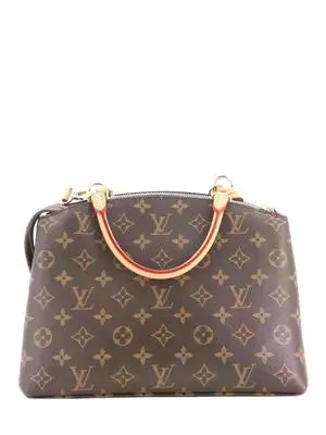 LOUIS VUITTON Petit Palais Monogram Canvas Satchel - Brown