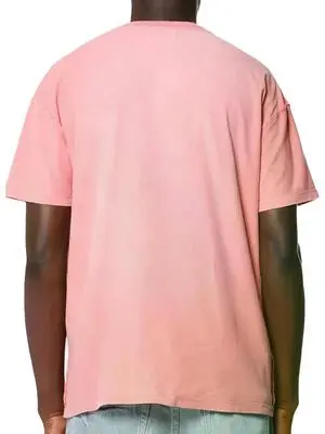 PURPLE BRAND Textured Inside-out T-shirt - Pink