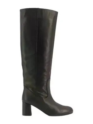 ATP ATELIER Sarconi Knee-high Leather Boots - Black