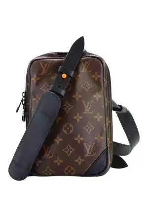 LOUIS VUITTON Louis Vuitton Monogram Canvas Utility Side Bag Brown
