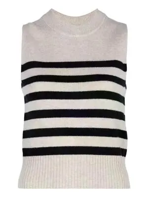 Altuzarra Horizontal Stripe Vest - Neutrals