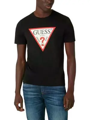 Guess Logo-print T-shirt - Black