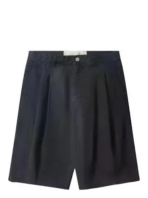 ERL Pleated Chino Shorts - Black