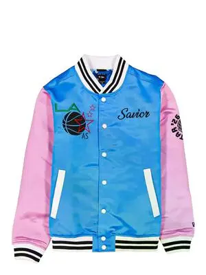 New Era X Savior Worldwide 2026 All-star Game Jacket - Blue