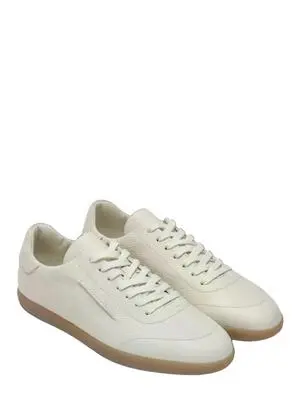 Zegna 232 Leather Sneakers - Neutrals