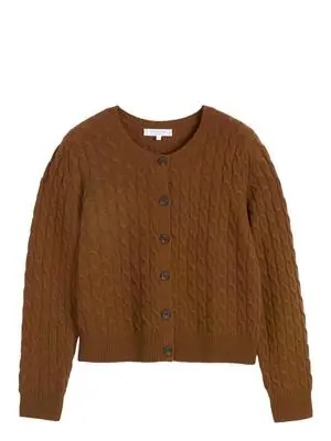 CHINTI & PARKER Chinti & Parker Cashmere Cable-Knit Cardigan