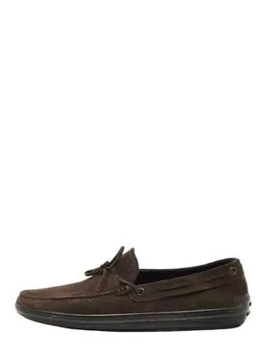 TOD'S Tod's Suede Slip-On Loafers