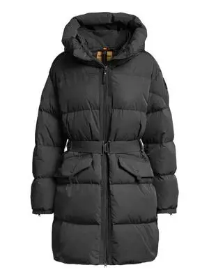 PARAJUMPERS PARAJUMPERS Rosehall Belted Quilted Jacket Black