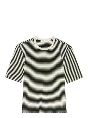 FRAME FRAME Striped Ribbed T-Shirt