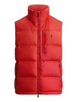 Polo Ralph Lauren Polo Ralph Lauren Quilted High-Neck Vest Red