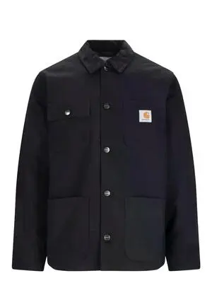 Carhartt Work In Progress Michigan Chore Jacket With Corduroy Collar - Black