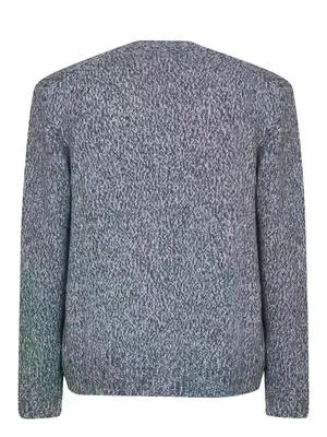 NN07 NN07 Flint Marl-Knit V-Neck Sweater