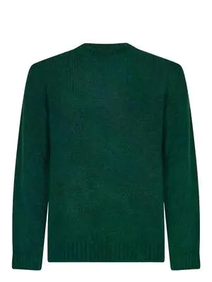 Nn07 Ribbed-trim Sweater - Green
