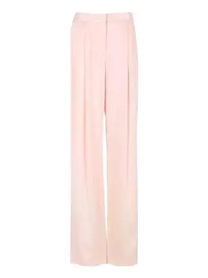 TOM FORD TOM FORD Double-Pleat Silk-Satin Trousers Pink