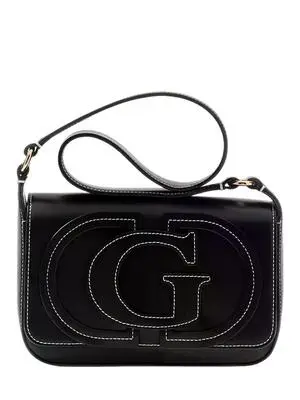 Guess Ruby Logo-patch Mini Bag - Black