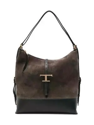TOD'S TOD'S Timeless Leather Shoulder Bag Brown