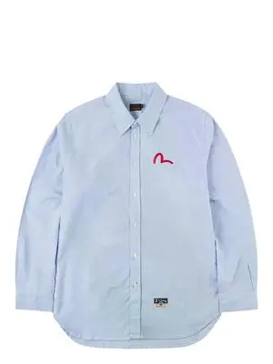 EVISU Seagull-print Oxford Shirt