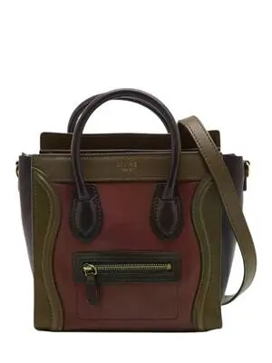 Celine Celine Luggage Nano Calf Leather Tote Bag Brown