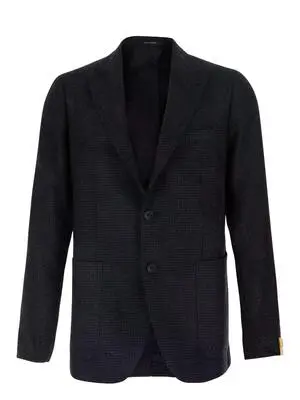 Tagliatore Houndstooth-pattern Blazer - Grey