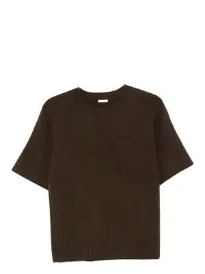 JOSEPH JOSEPH Ribbed-Trim Short-Sleeve Sweater