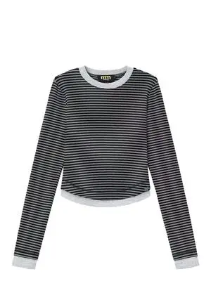 MINI CREAM Mini Cream Striped Layered Effect T-shirt