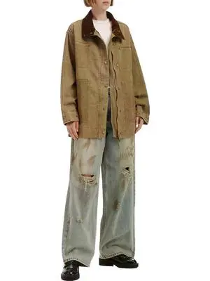 TOUT A COUP High-neck Jacket - Brown