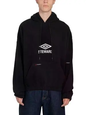 UMBRO Steward Masked Fleece Hoodie - Black