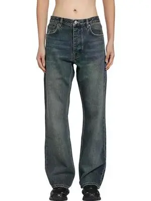 Off-White Half Arrow Slim Relax Jeans - Blue