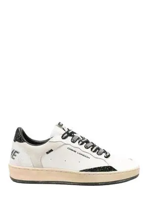CRIME LONDON Chelsea Glitter Sneakers - White