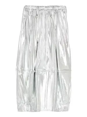 MELITTA BAUMEISTER Metallic Pencil Skirt - Silver