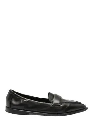 POMME D´OR Pointed-toe Leather Loafers - Black