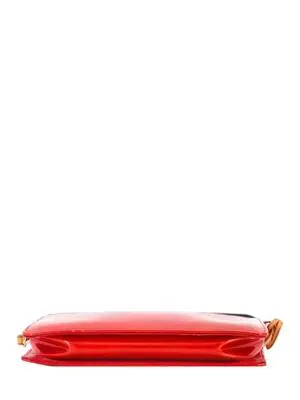 LOUIS VUITTON Lexington Pochette Monogram Vernis Clutch Bag - Red