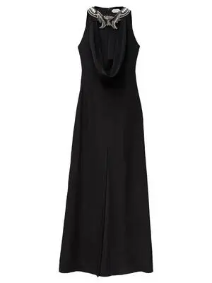 VERSACE Versace Embroidered Silk Gown