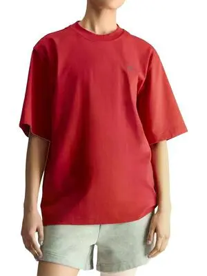 Adidas By Stella McCartney Loose Logo Print T-shirt - Red